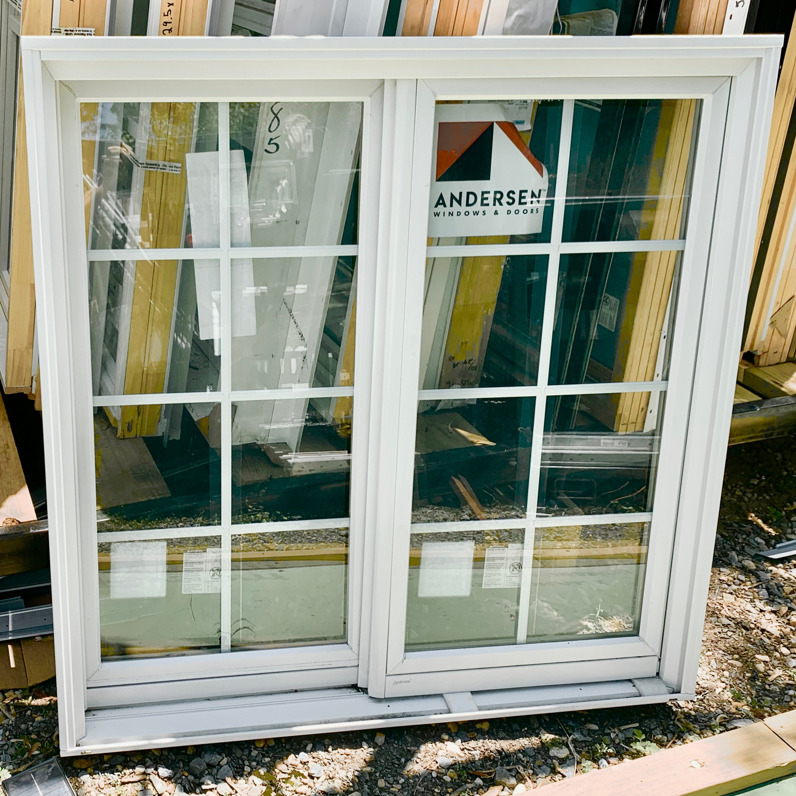 AW120 - 47.5in. x 47.5in. Andersen Sliding Window, Grids | Soperb ...